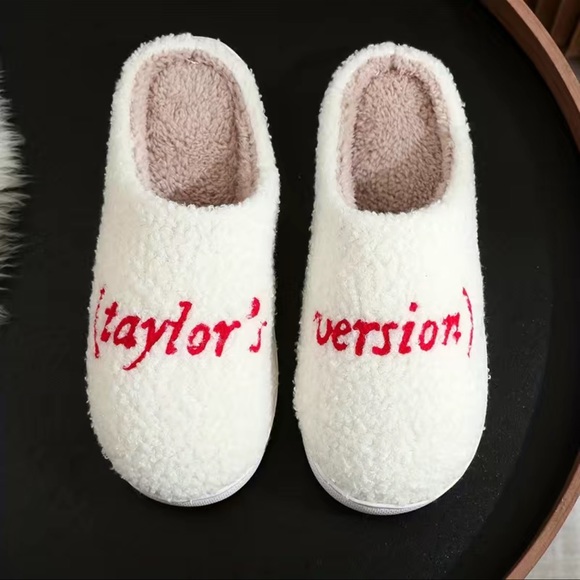 Taylor Swift | Shoes | New Taylor Swift Taylors Version Fluffy White ...